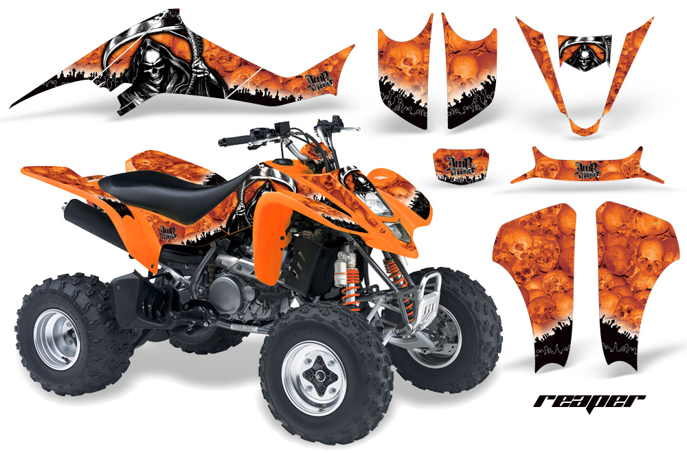 Kawasaki KFX 400 03-08 Graphics Reaper Orange (482 of 1366)